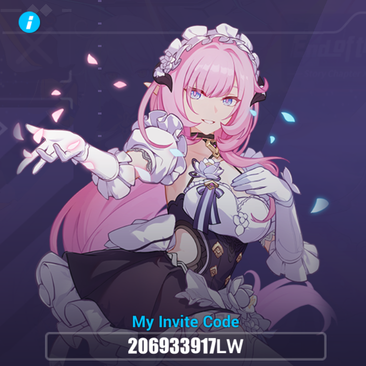 Invite Code • Honkai Honkai Impact 3rd | HoYoLAB