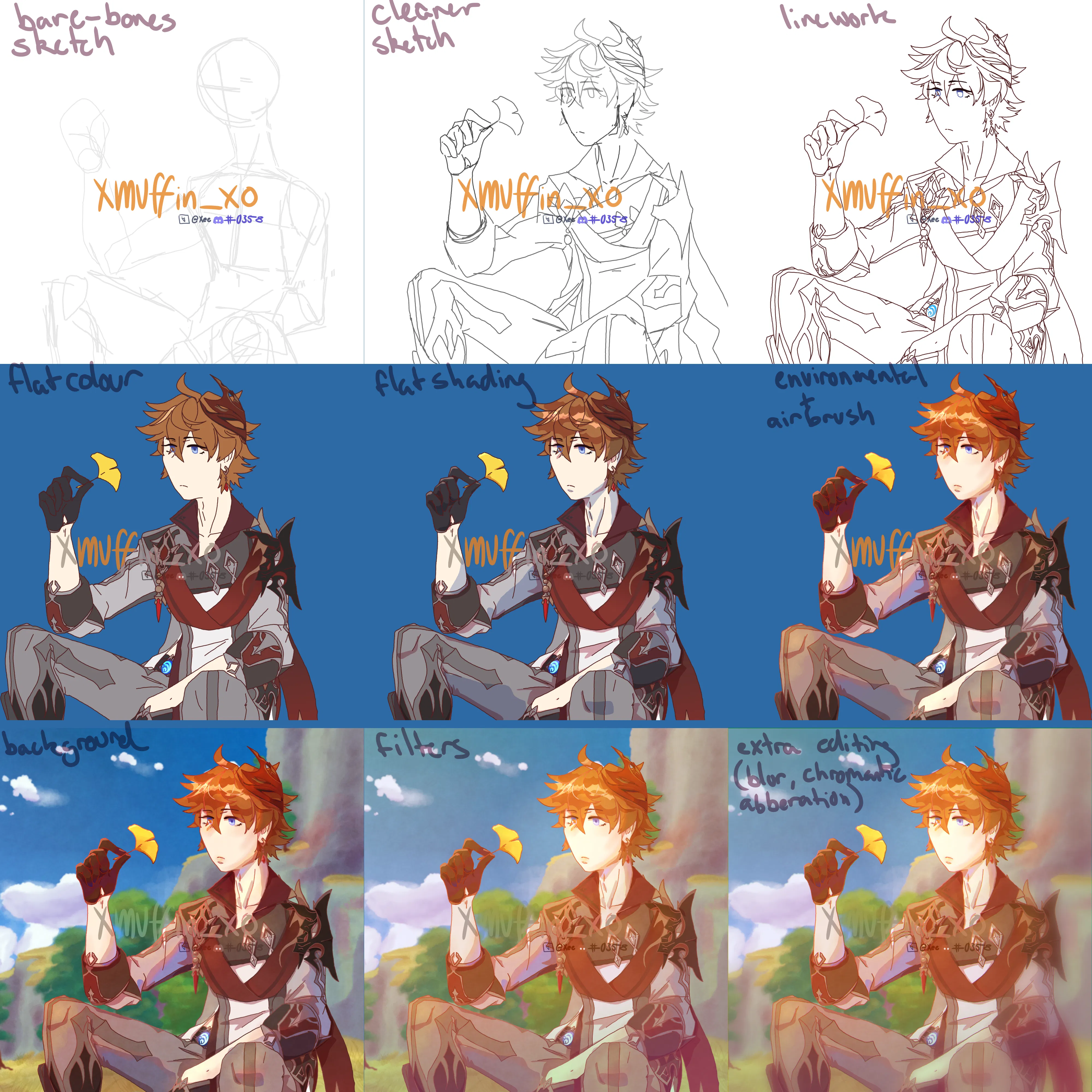 Tartaglia Fan Art Contest - A Longing for Home Genshin Impact | HoYoLAB