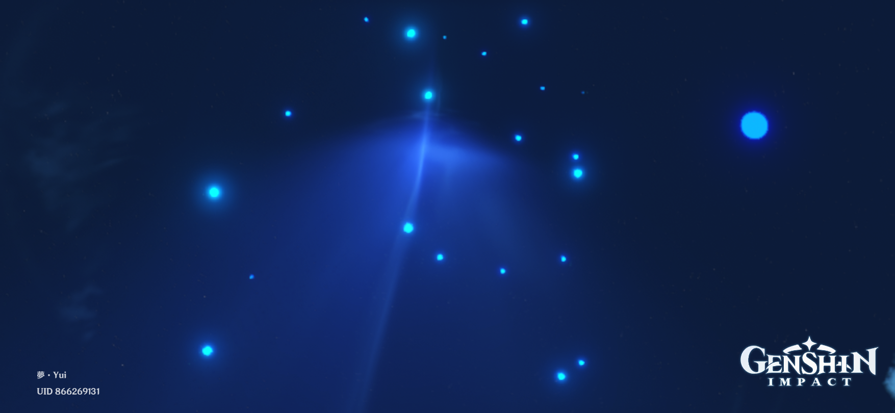 blue sparkles at Liyue statues Genshin Impact | HoYoLAB