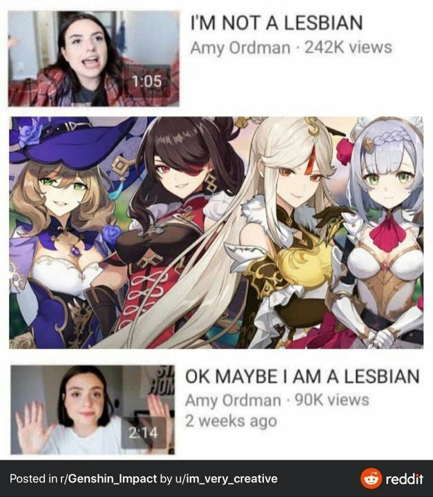 here’s memes AND hot woman Genshin Impact | HoYoLAB