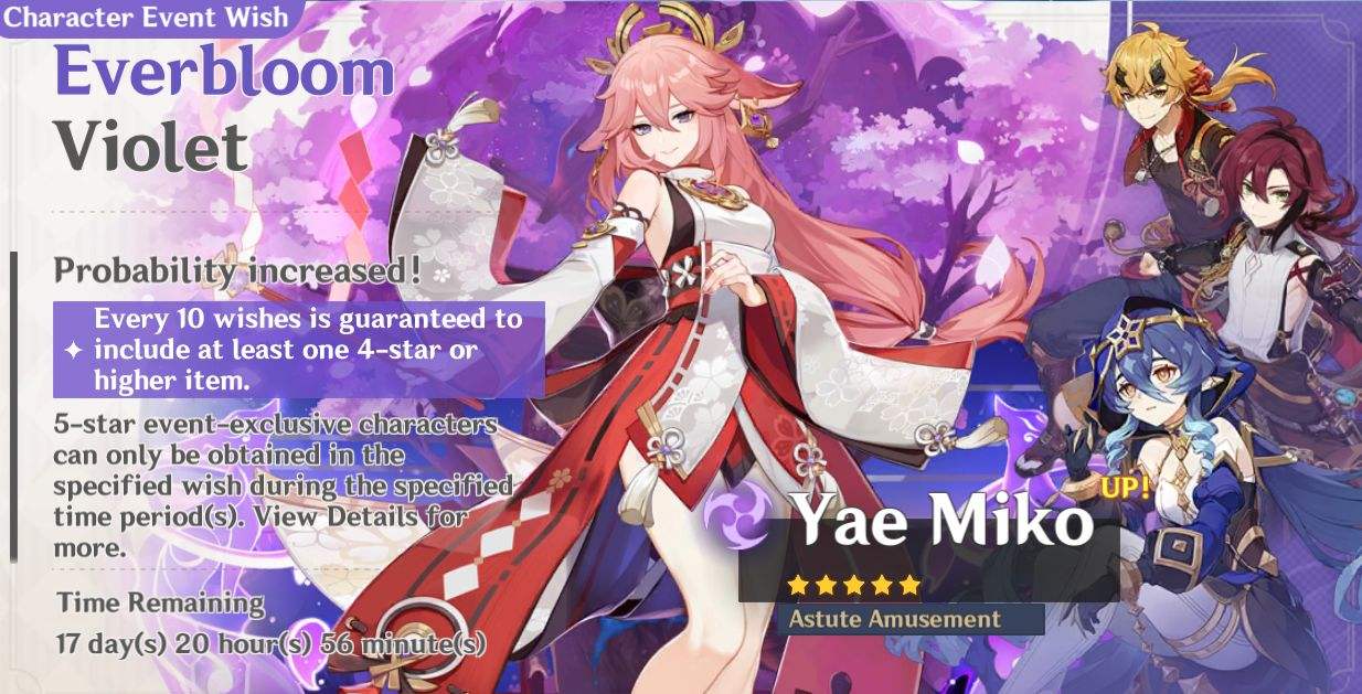 Yae Miko and Tartaglia Banners now Available! Genshin Impact | HoYoLAB