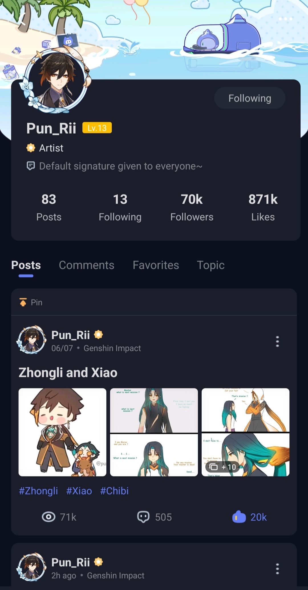 Hey guys just to let you know most of the art that I post is made by ...