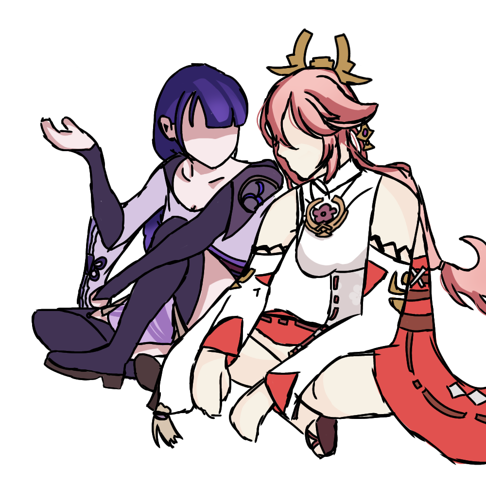 Yae Miku and Raiden Shogun | Genshin Impact | HoYoLAB