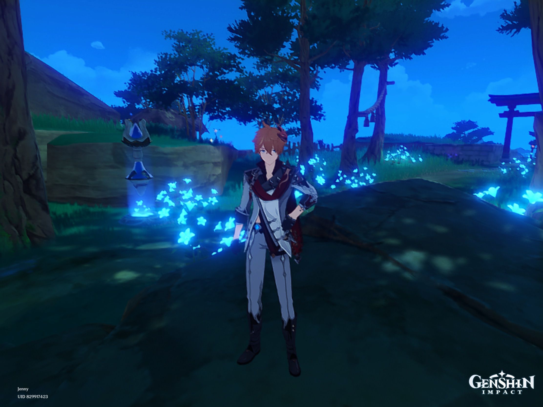 I found Childeeeee he was trying to find the Great Mujina yokai with ...