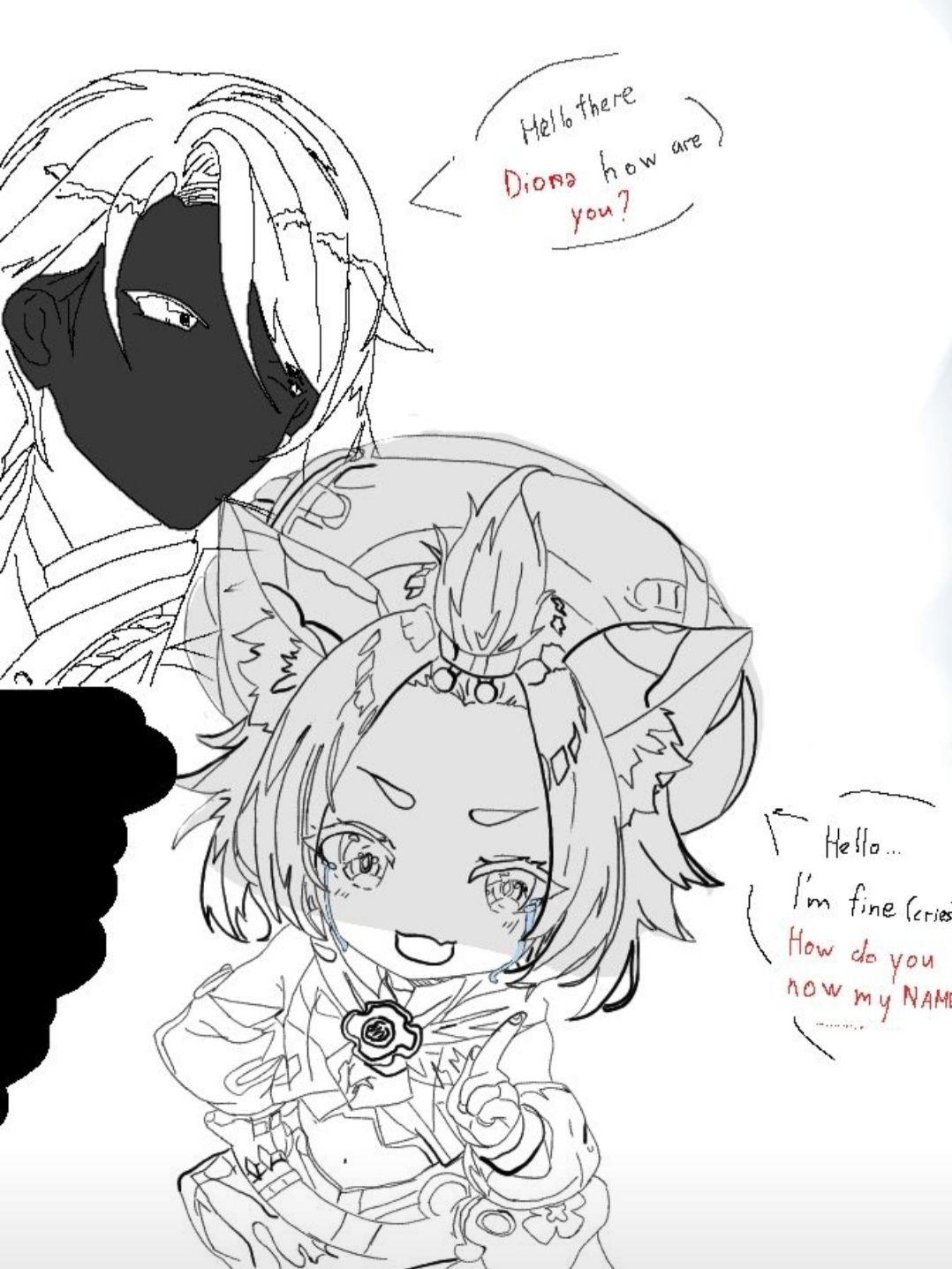 Ayato and Diona... Genshin Impact | HoYoLAB