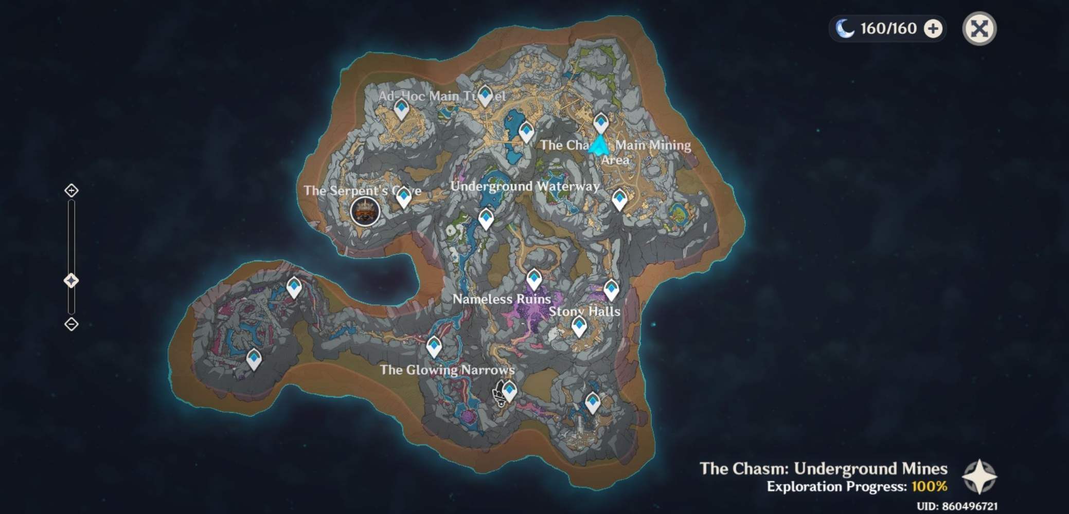 100% exploration in chasm underground mines! Genshin Impact | HoYoLAB