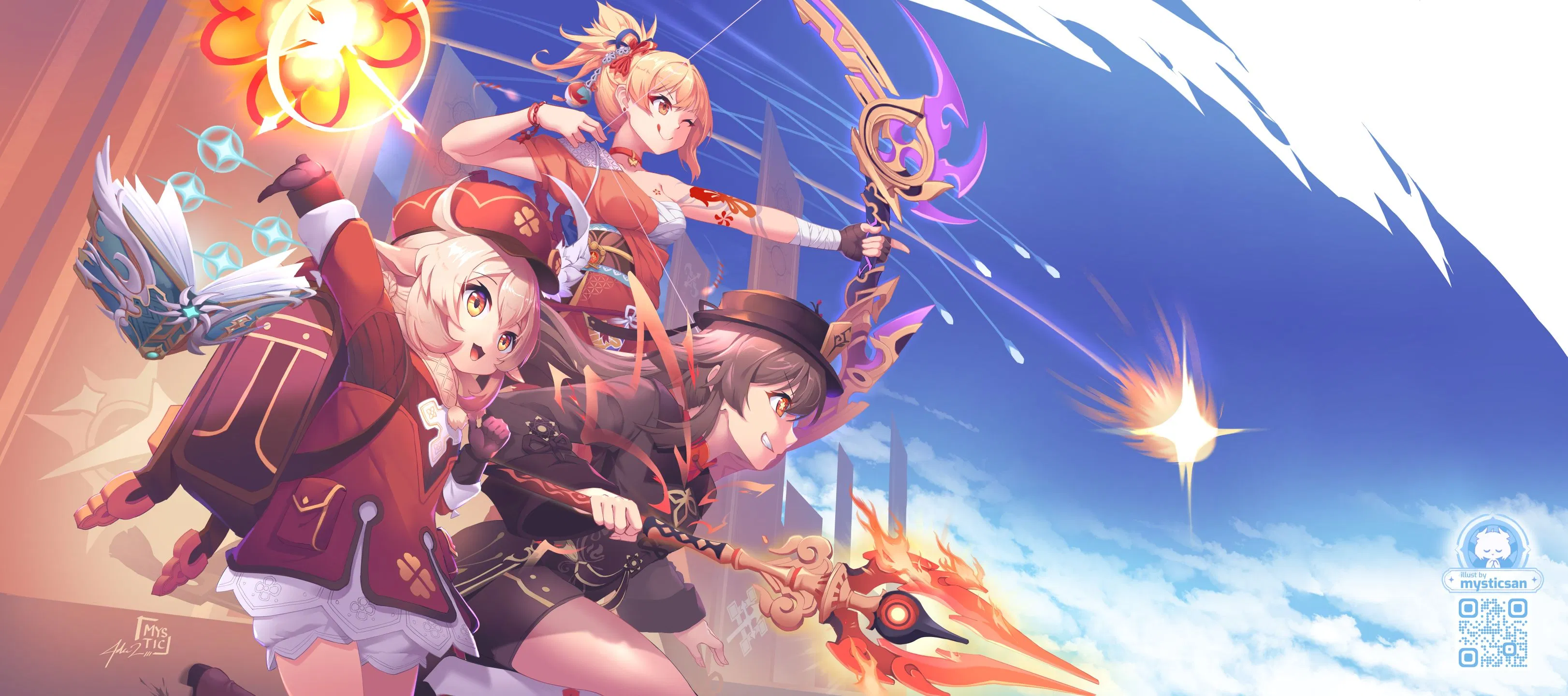 5* Pyro Girls Genshin Impact | HoYoLAB