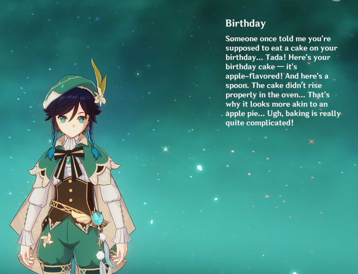 Which Archon gift you the best birthday gift?! Genshin Impact | HoYoLAB