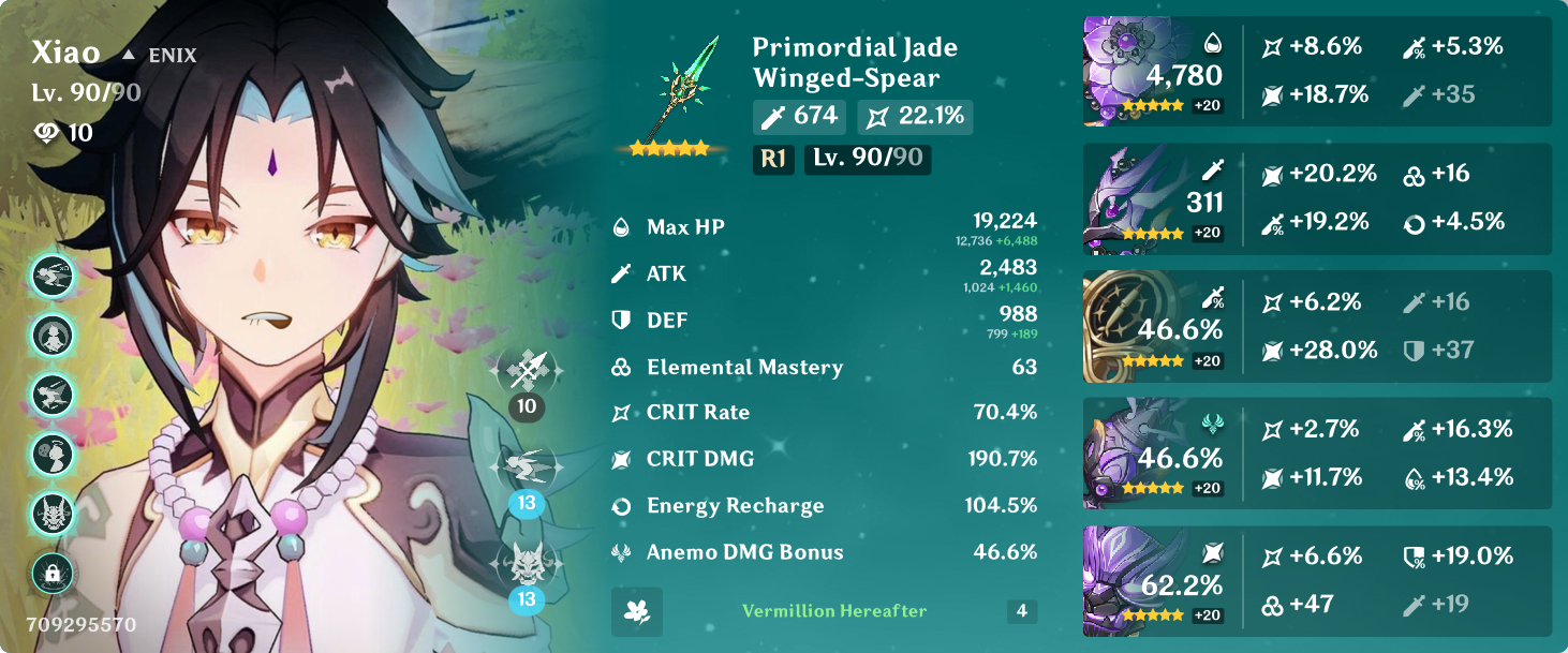 👹👹👹XIAO DEMON BUILD👹👹👹 Genshin Impact | HoYoLAB