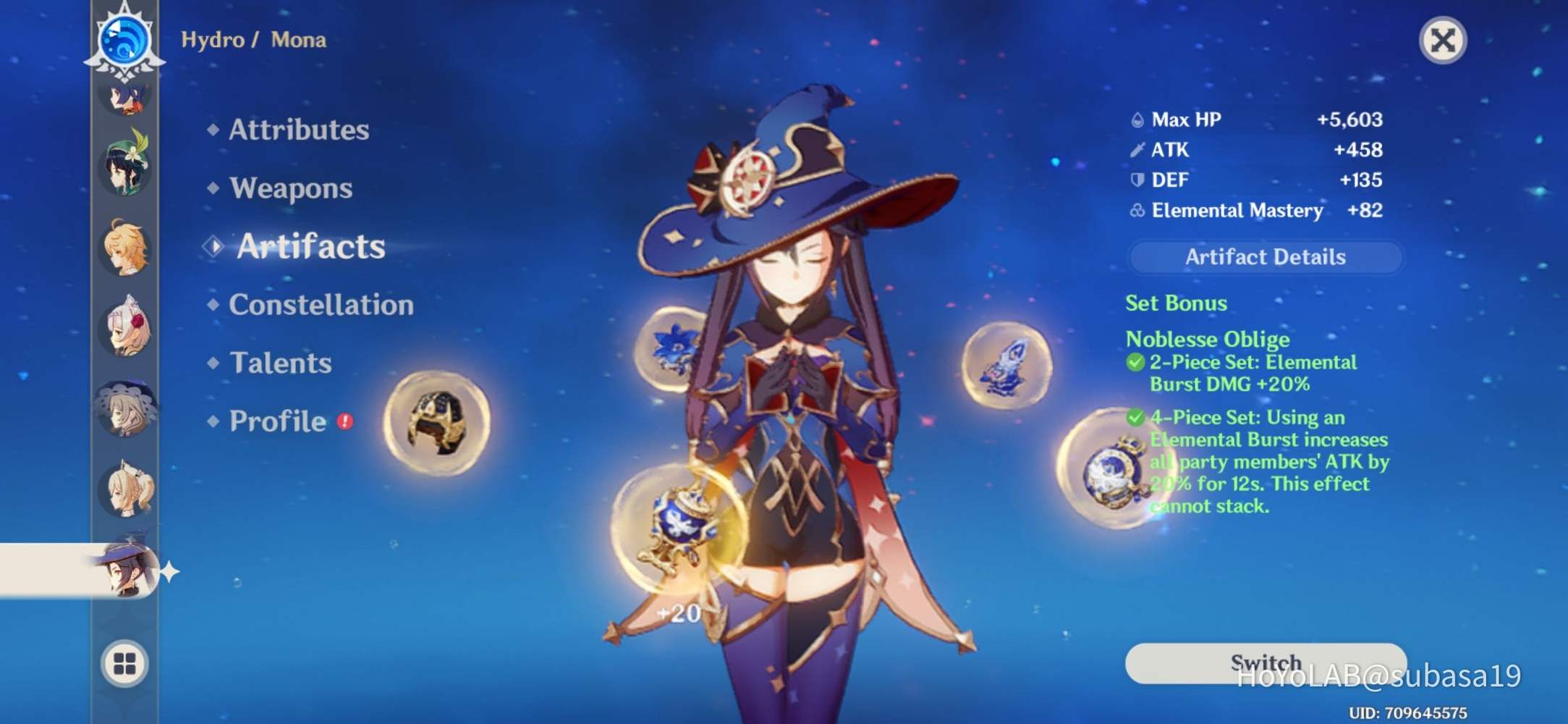 Mona f2p build Genshin Impact | HoYoLAB
