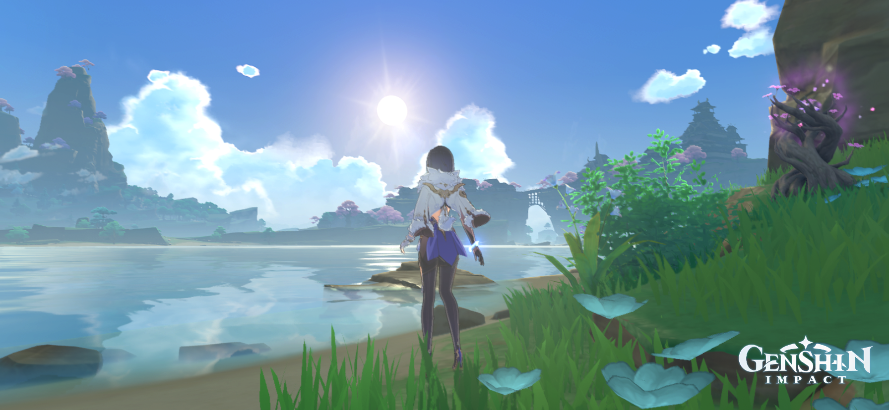 Graphics on phone are SO MUCH better than on my brokeass pc ️ Genshin ...
