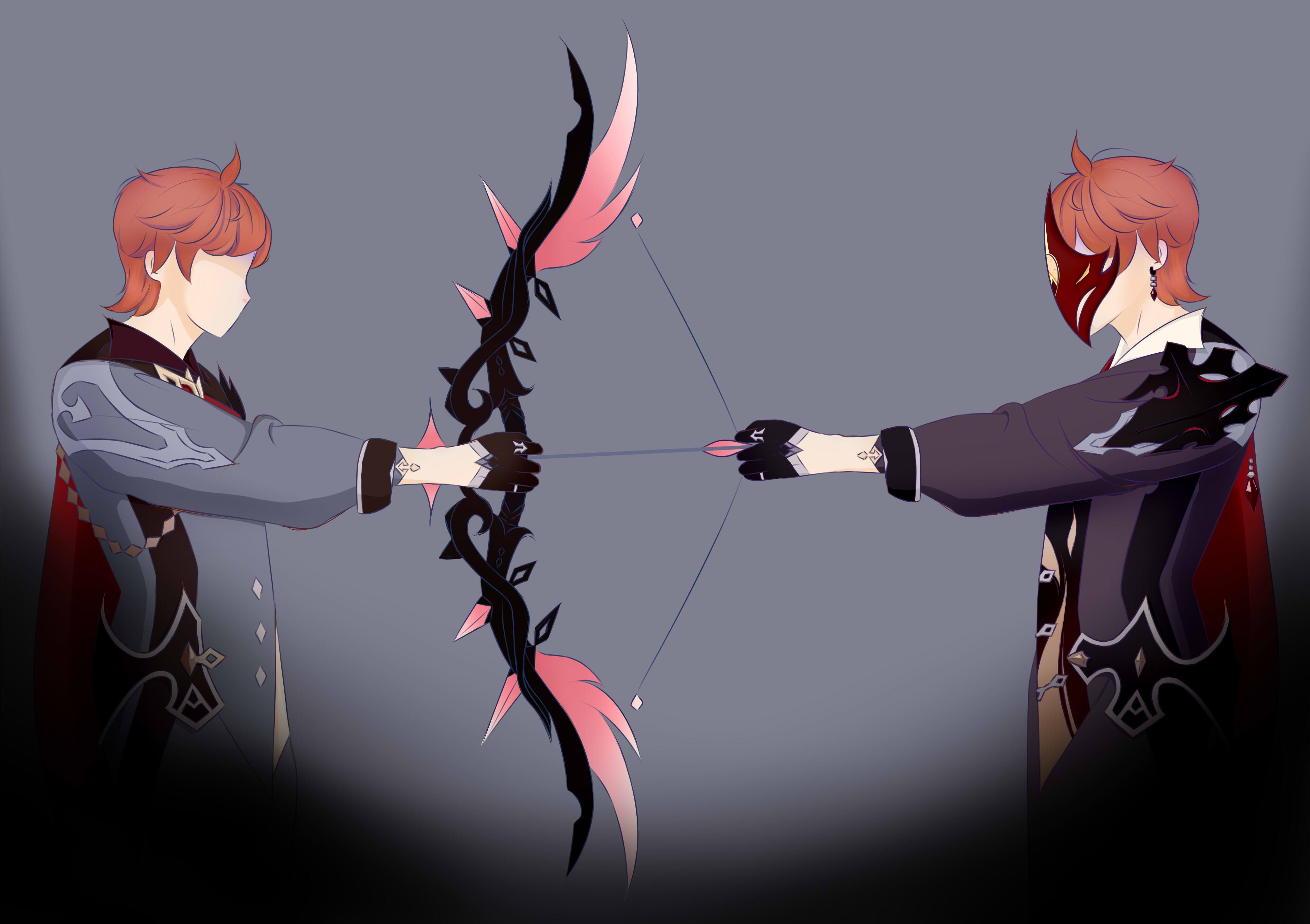 Vision Childe fighting his delusion self | Genshin Impact | HoYoLAB