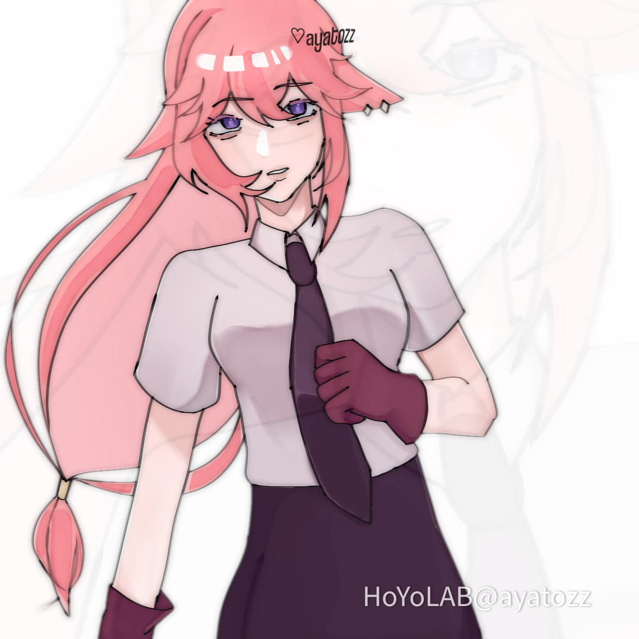 office boss yae miko Genshin Impact | HoYoLAB