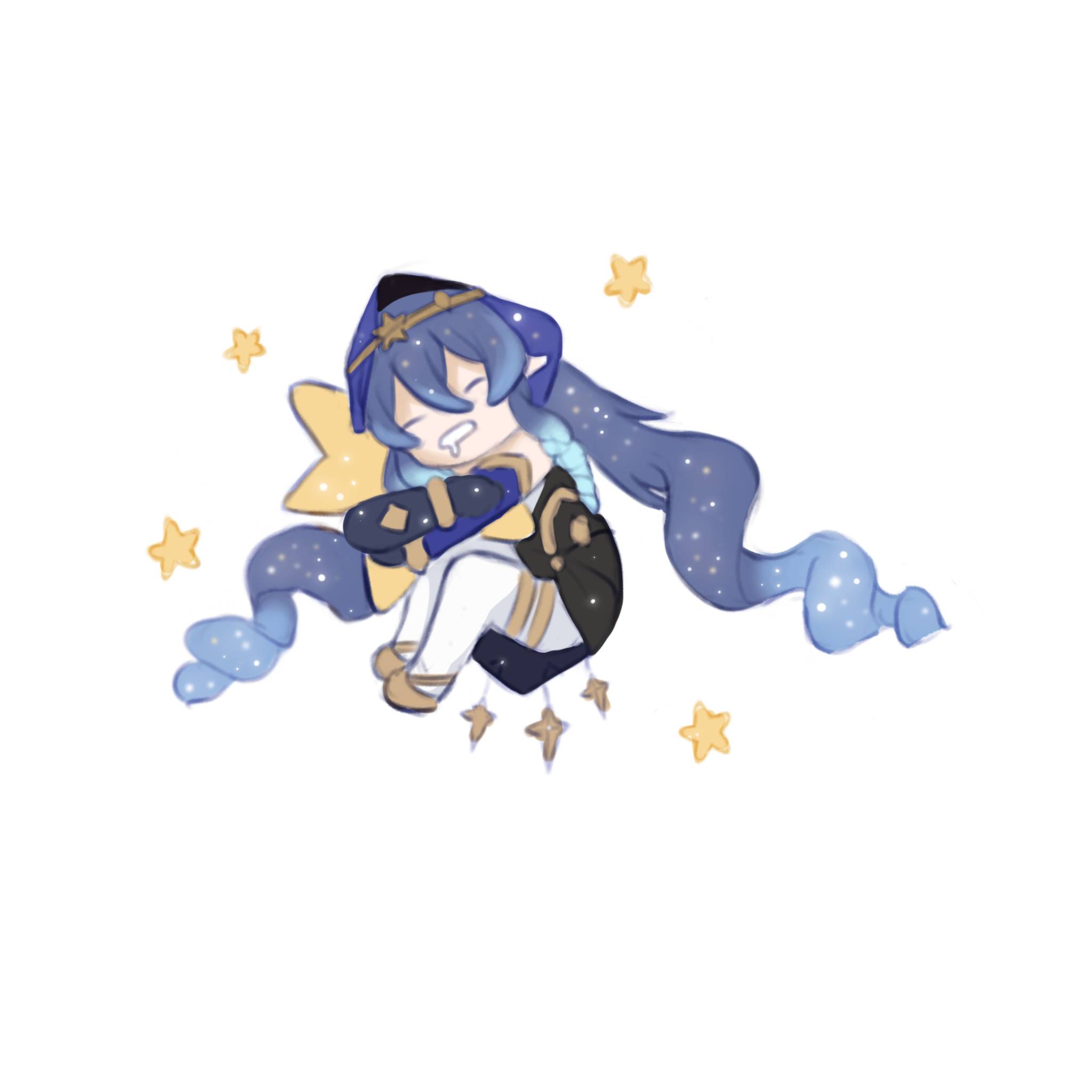 Smoll sleeping Layla Genshin Impact | HoYoLAB