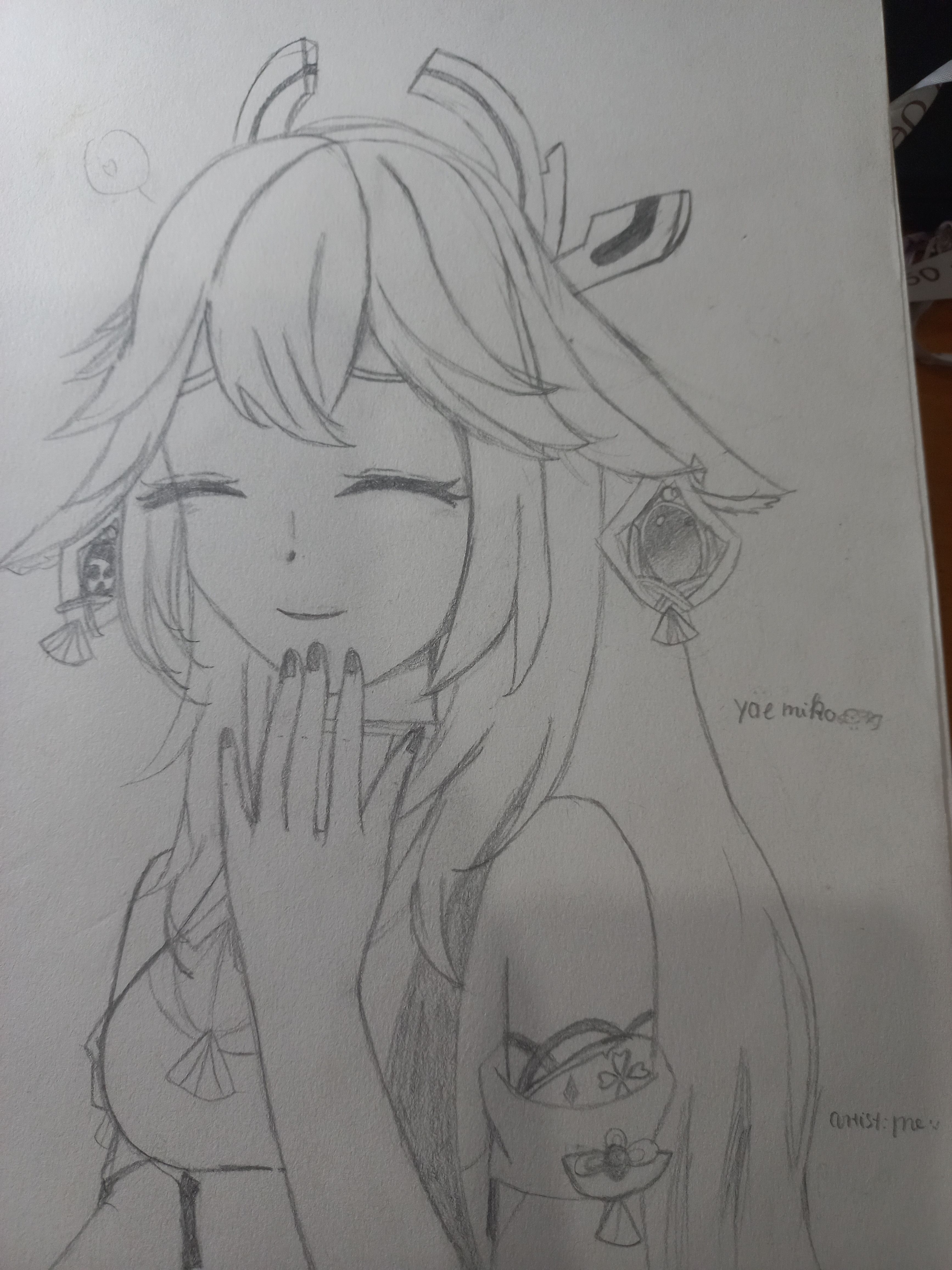 yae miko Genshin Impact | HoYoLAB