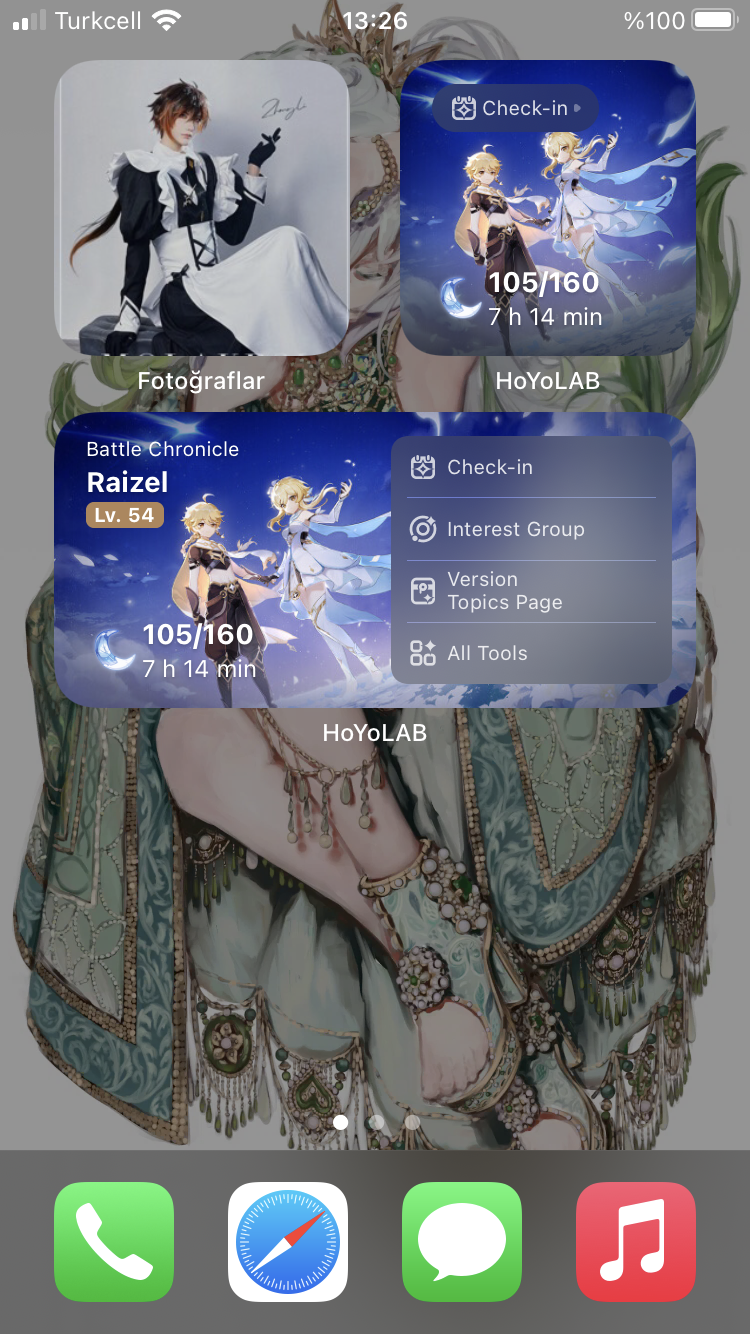 As long as that widget is on my phone, I feel safe, is it normal? Genshin Impact | HoYoLAB