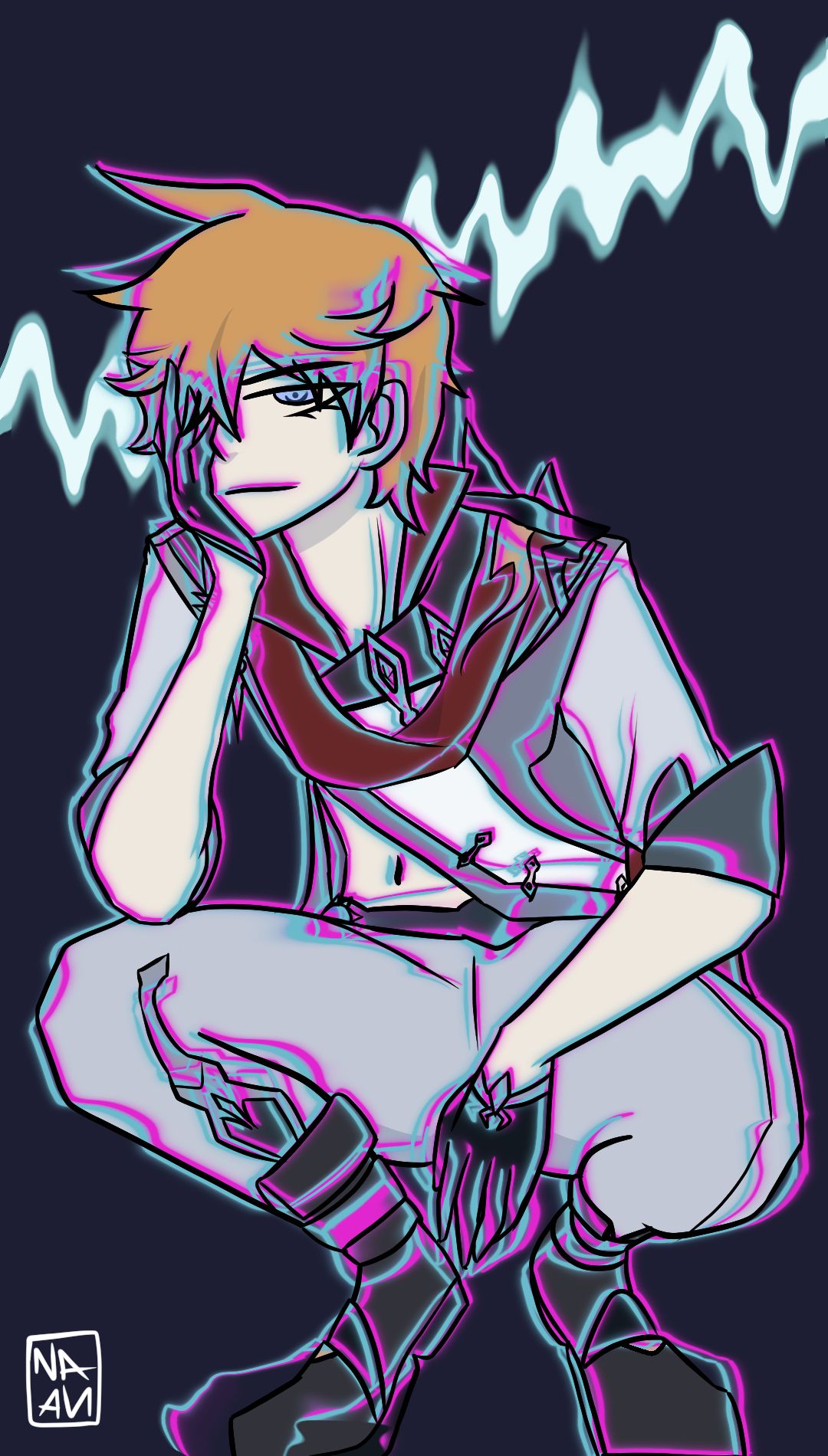 Childe glichy fanart Genshin Impact | HoYoLAB