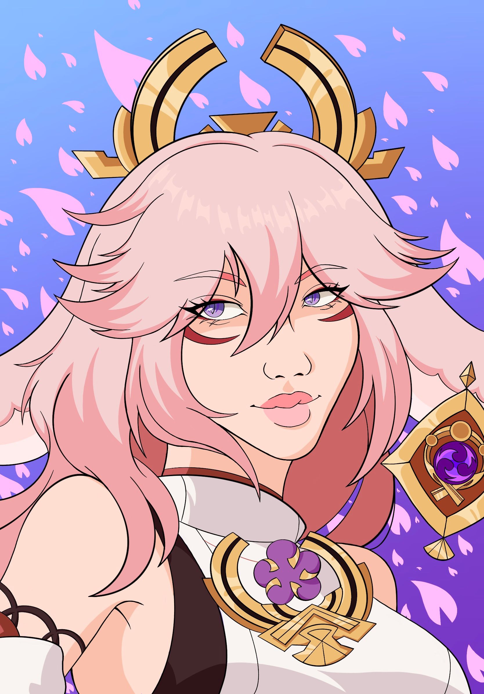 Yae Miko Fanart Submission! Genshin Impact | HoYoLAB