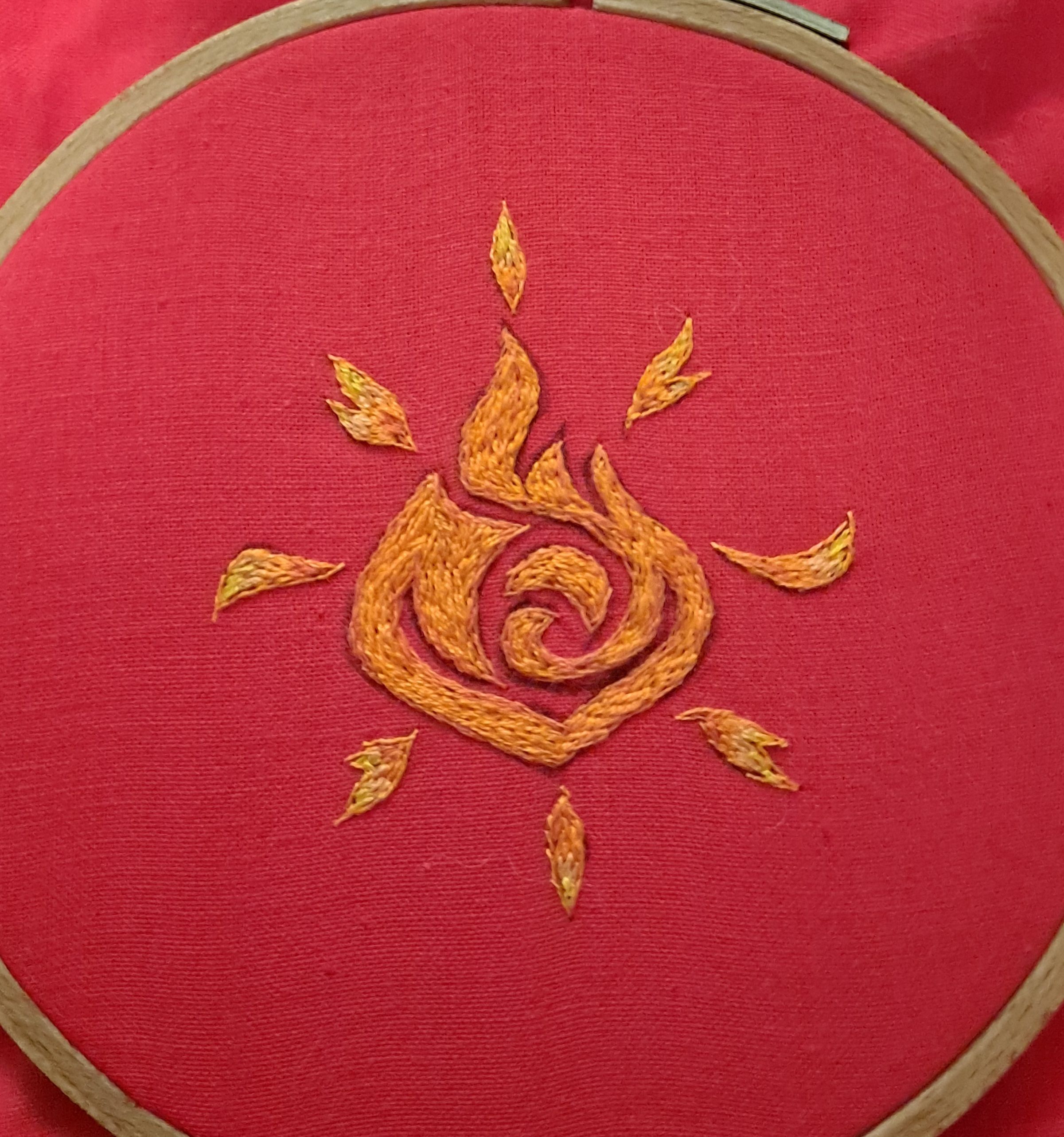 Embroidered pyro vision with little flames Genshin Impact | HoYoLAB