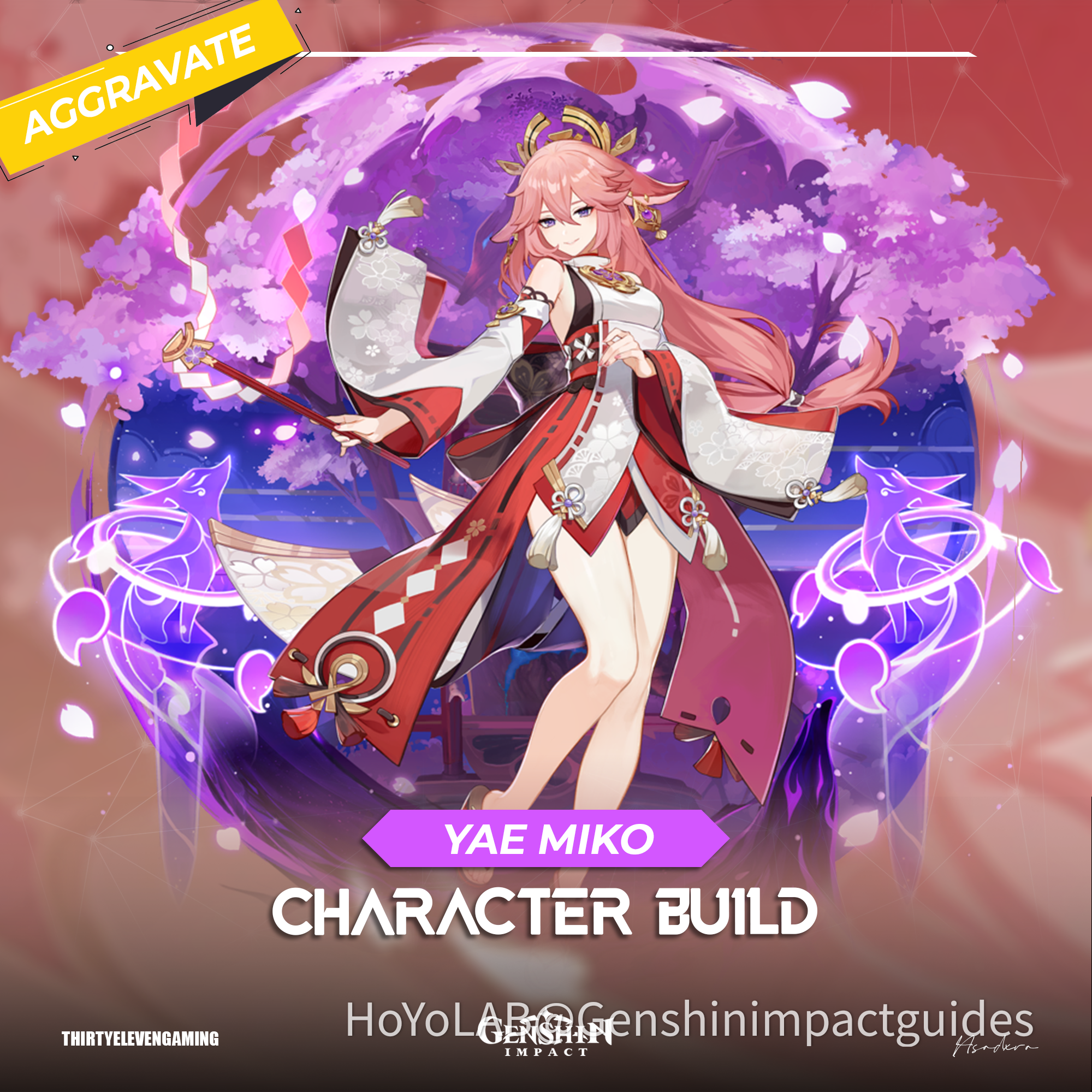 Yae Miko Aggravate Build 🦊 Genshin Impact | HoYoLAB