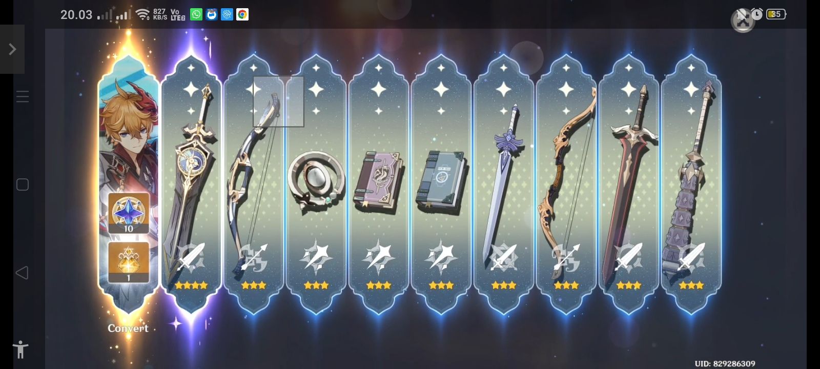 lucky gacha three 50/50 in a row Genshin Impact | HoYoLAB