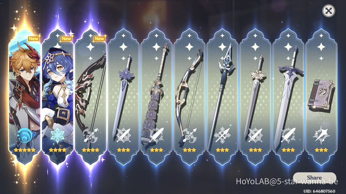 I wished on Childe’s banner! Genshin Impact | HoYoLAB