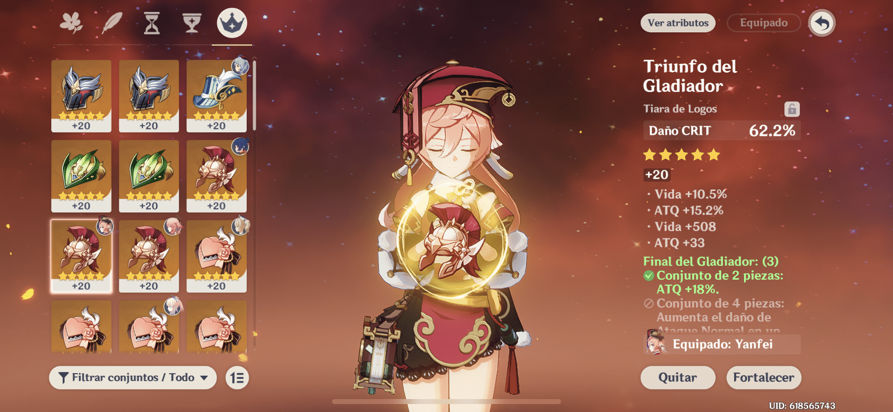 - Yanfei build - | Genshin Impact | HoYoLAB