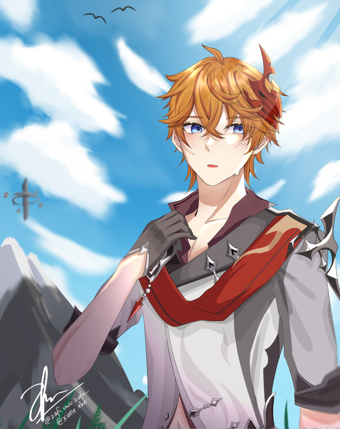 Entry for Childe's Fanart Contest Genshin Impact | HoYoLAB