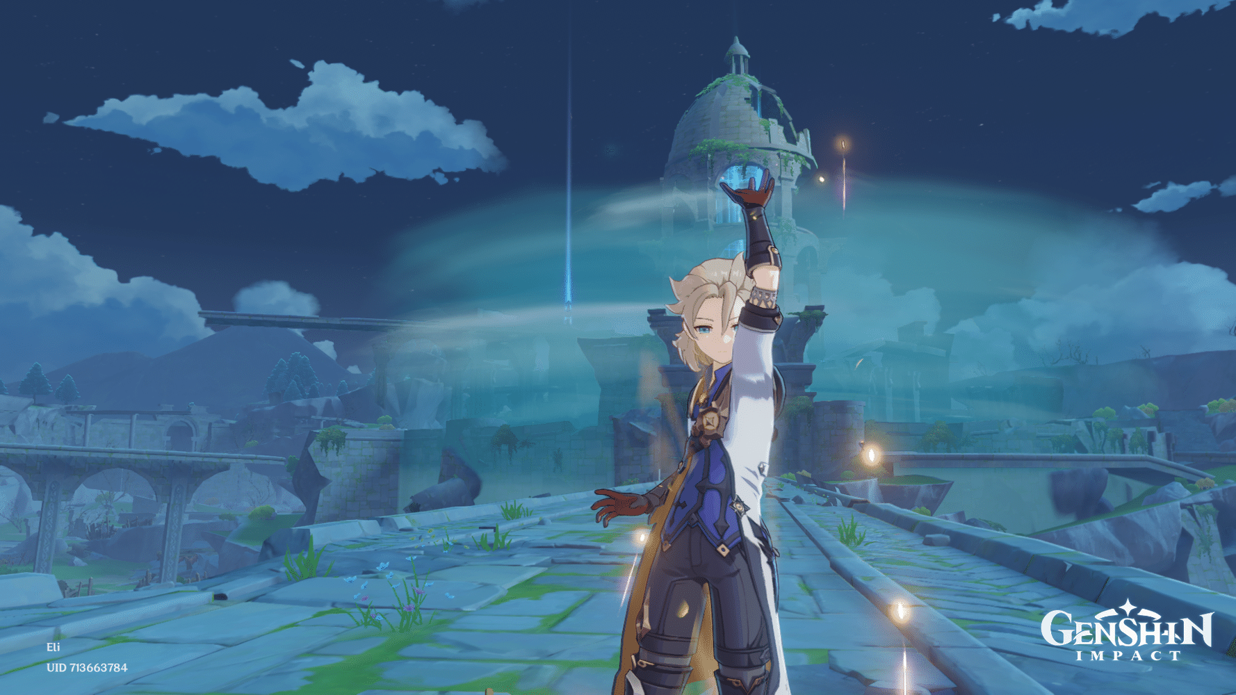 Albedo sketching beautiful scenery! Genshin Impact | HoYoLAB