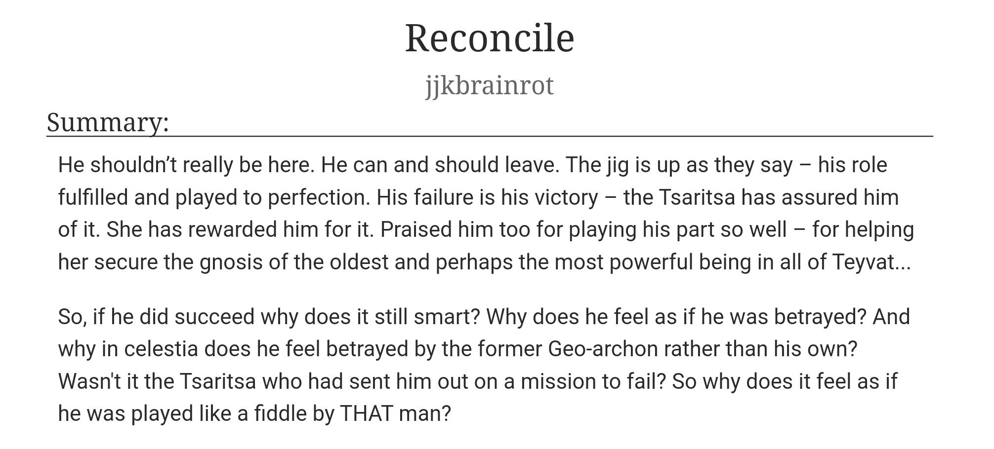 Reconcile Genshin Impact | HoYoLAB