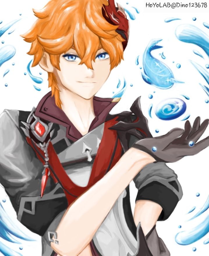 Tartaglia fan-art // Dino123678 Genshin Impact | HoYoLAB