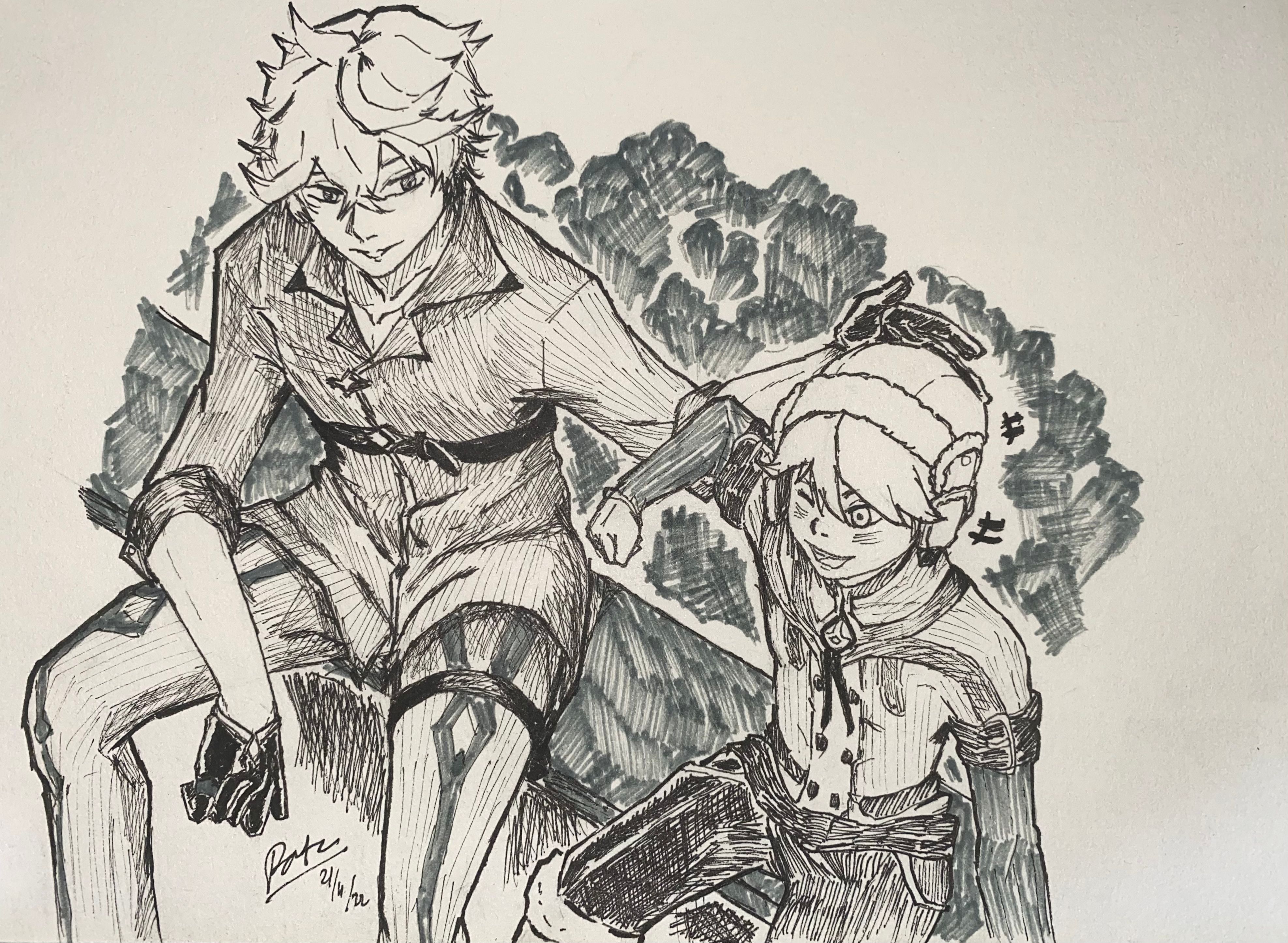 🥰🥰 tartaglia fanart Genshin Impact | HoYoLAB