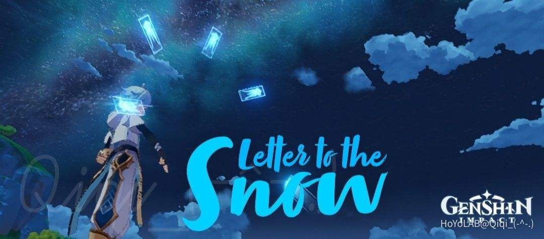 Letters to the Snow Collab! Genshin Impact | HoYoLAB