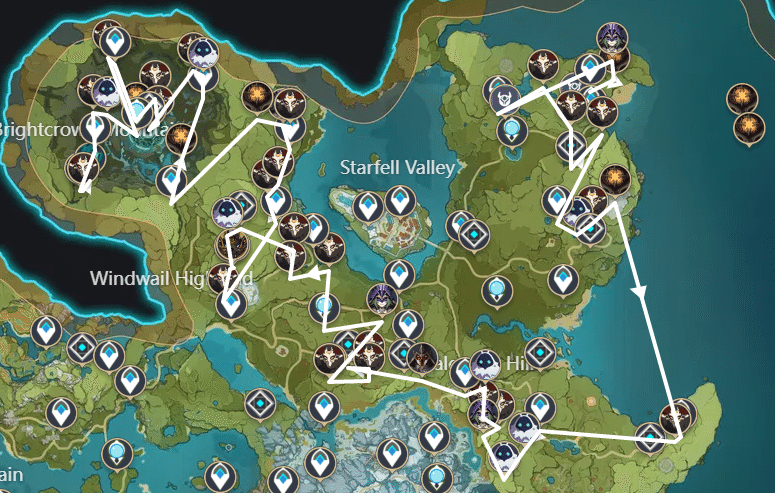 Full Mondstadt Elites Route Genshin Impact | HoYoLAB