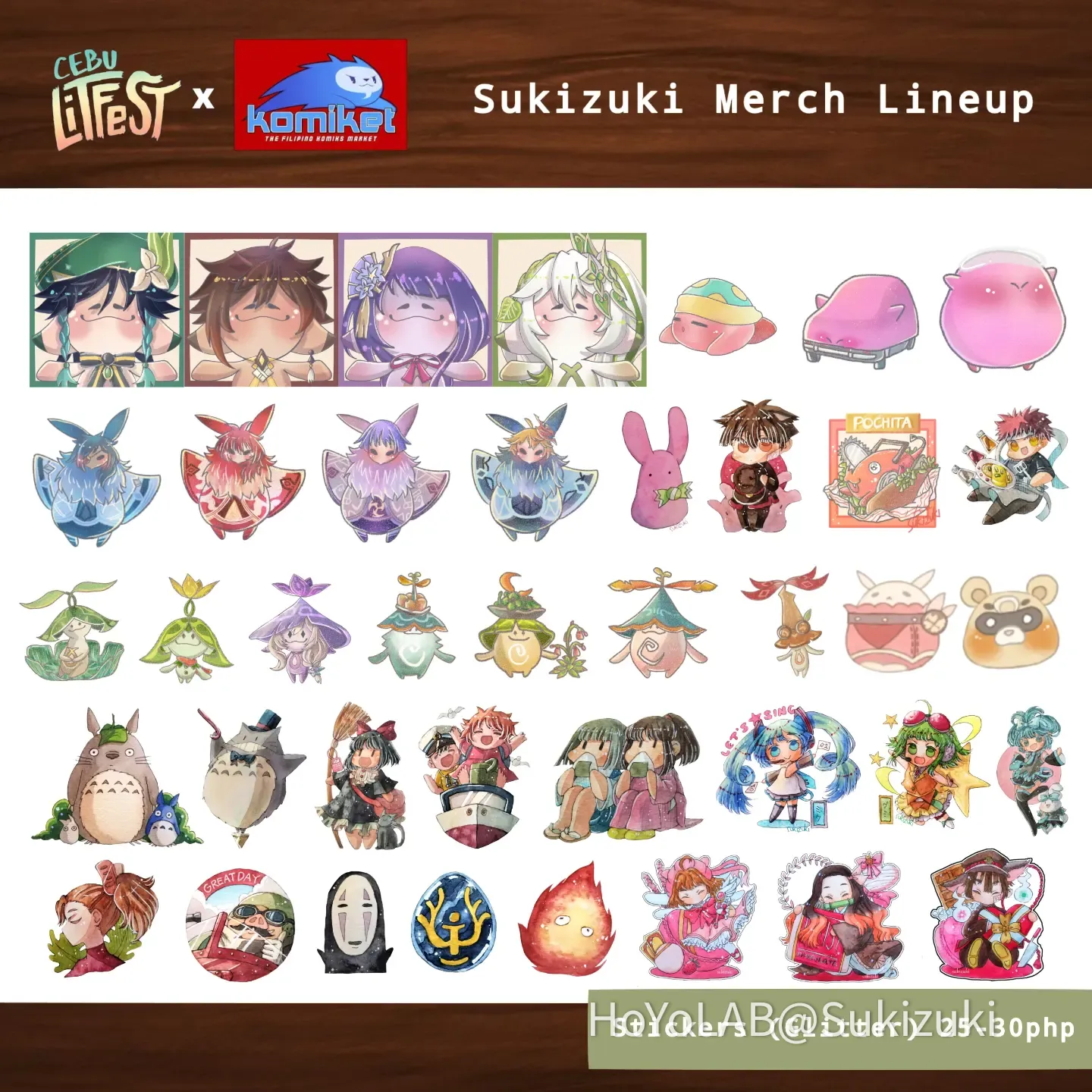 Merch lineup - Last con of the year Genshin Impact | HoYoLAB