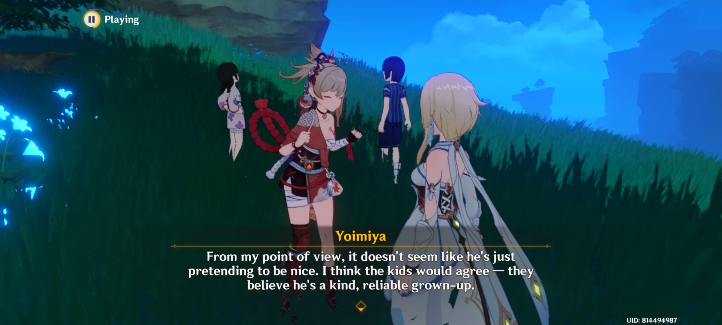 Traveler being semi petty Genshin Impact | HoYoLAB