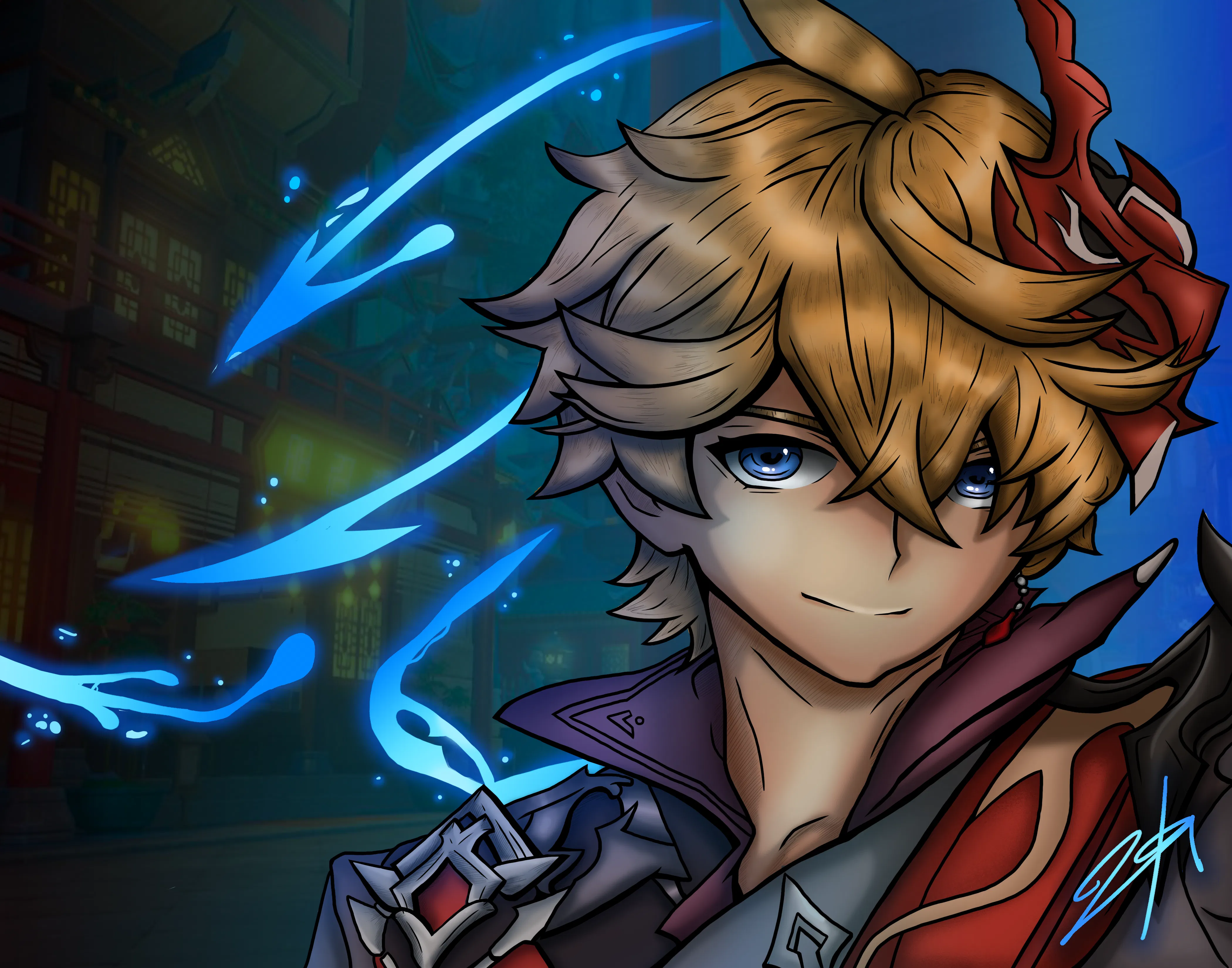 Tartaglia Fanart Contest Submission Genshin Impact | HoYoLAB