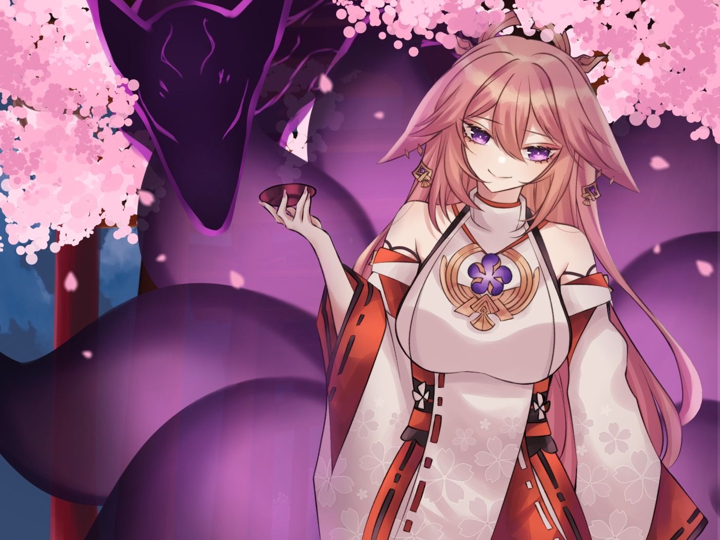 lady fox pink Genshin Impact | HoYoLAB