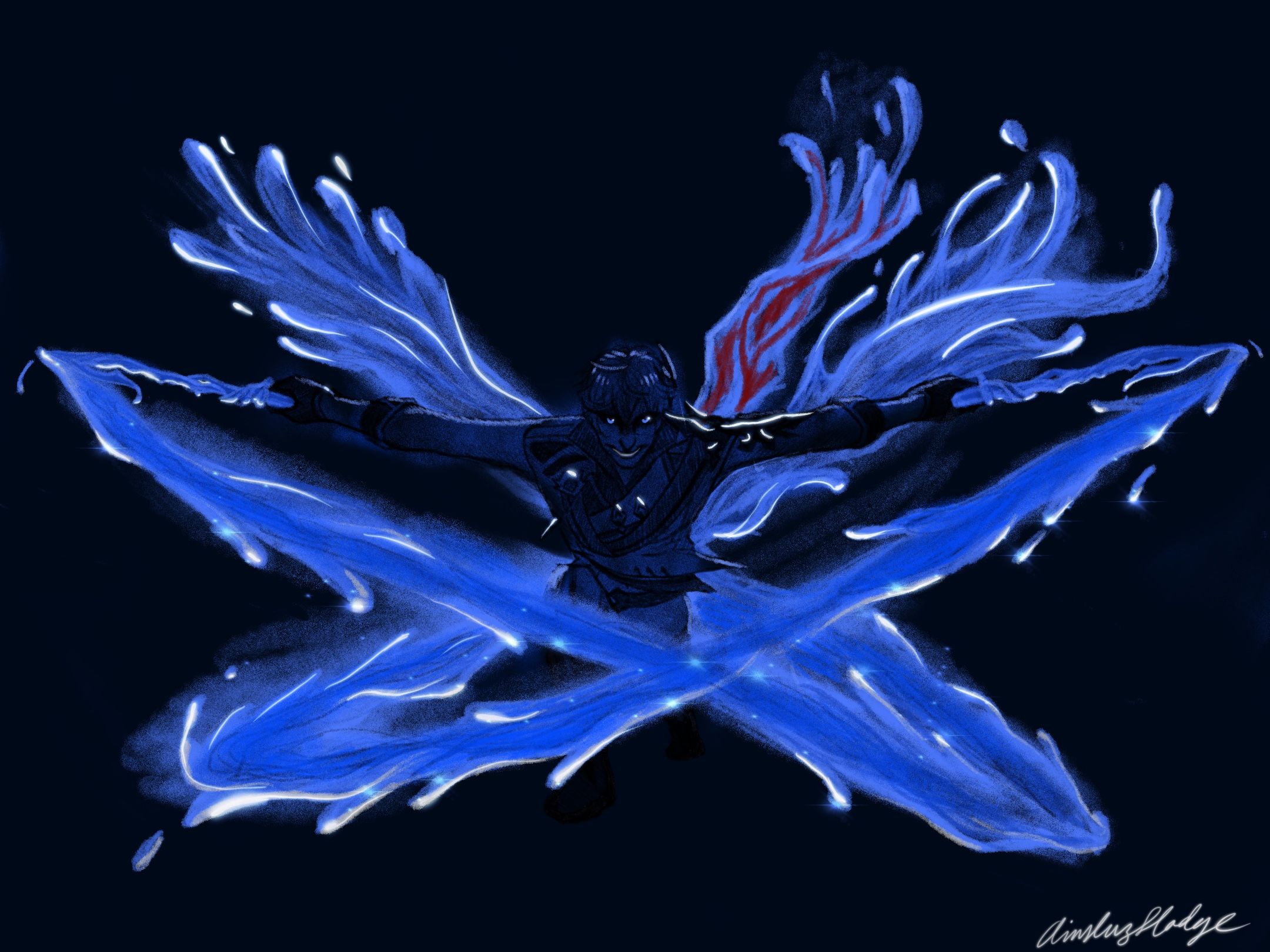 Riptide (Childe/Tartaglia Fanart Contest Submission) Genshin Impact ...