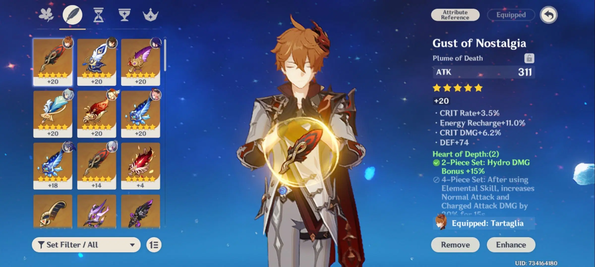 is it good artifacts for Childe? Genshin Impact | HoYoLAB