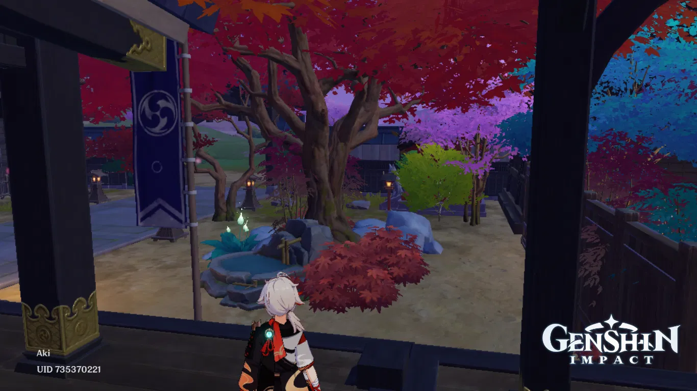 Inazuma Main House | Tenshukaku - Silken Courtyard (Replica ID ...