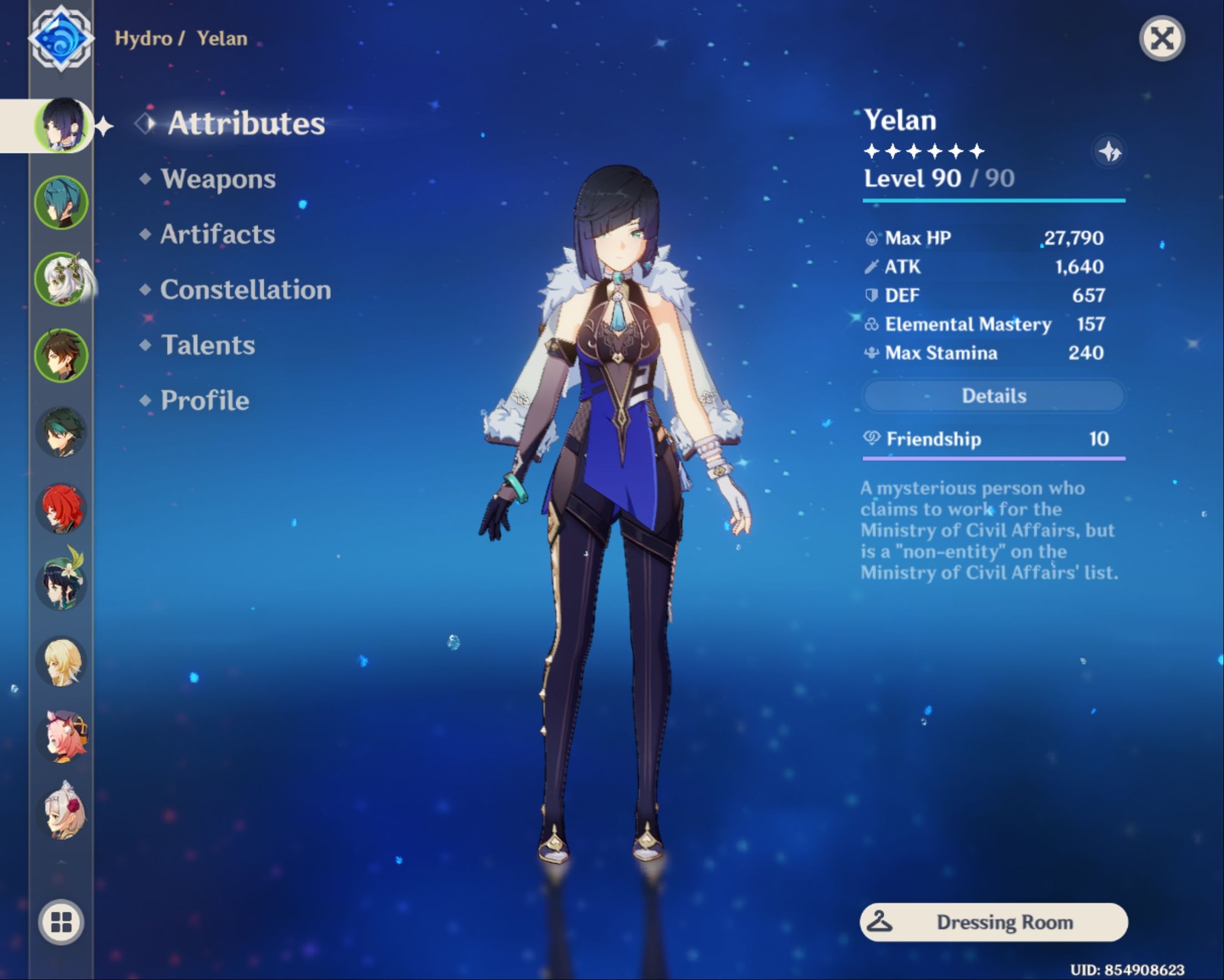 Yelan main Genshin Impact | HoYoLAB