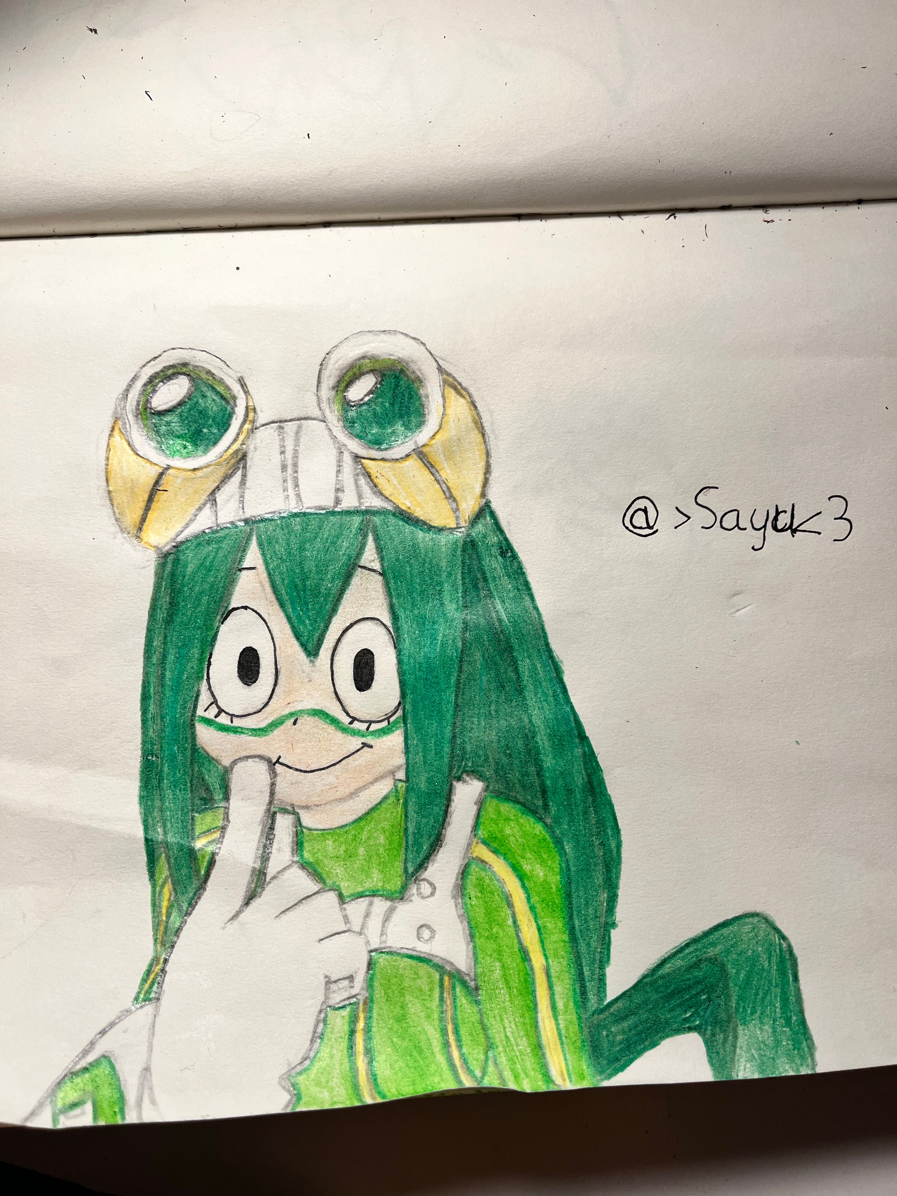 Tsuyu drawing | HoYoLAB