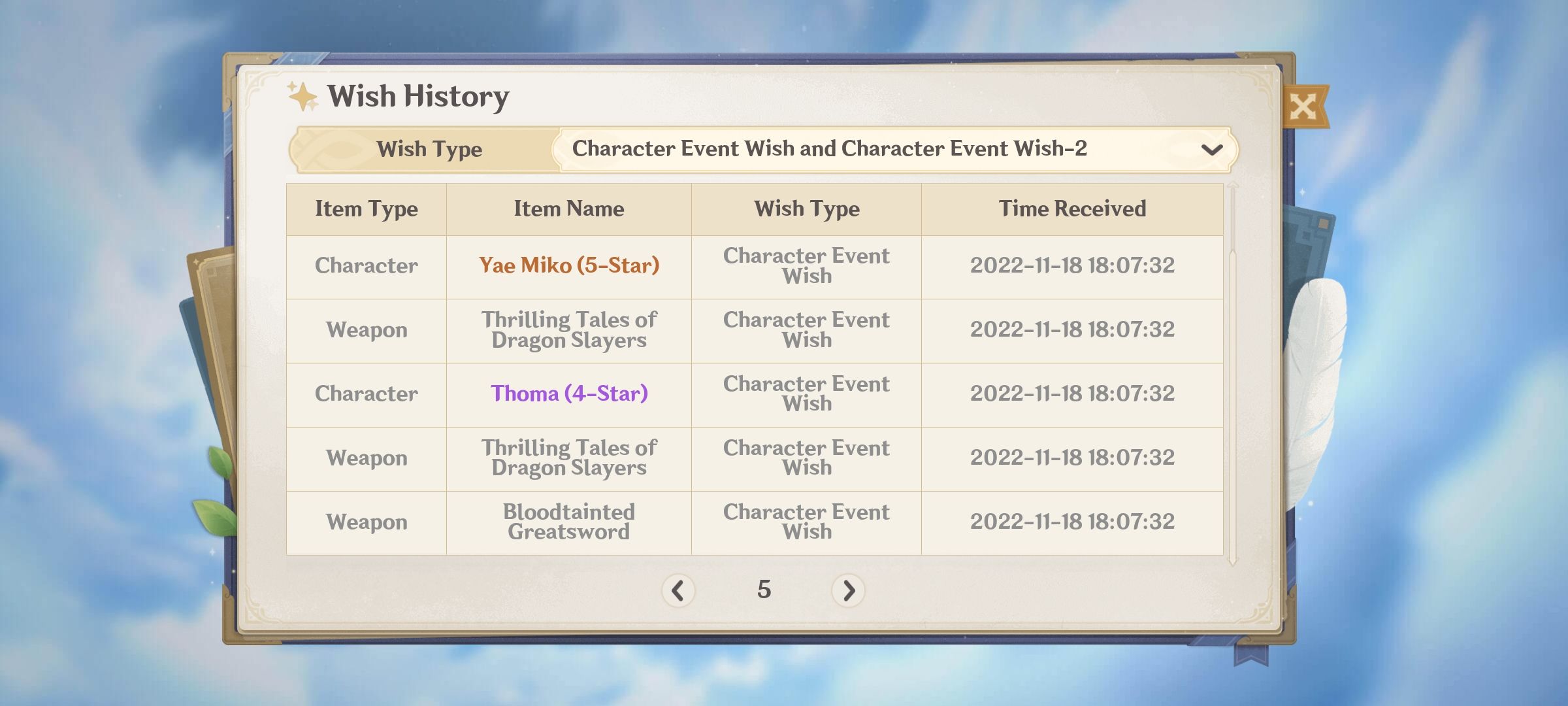 C1 Childe and Yae with 50 pulls Genshin Impact | HoYoLAB