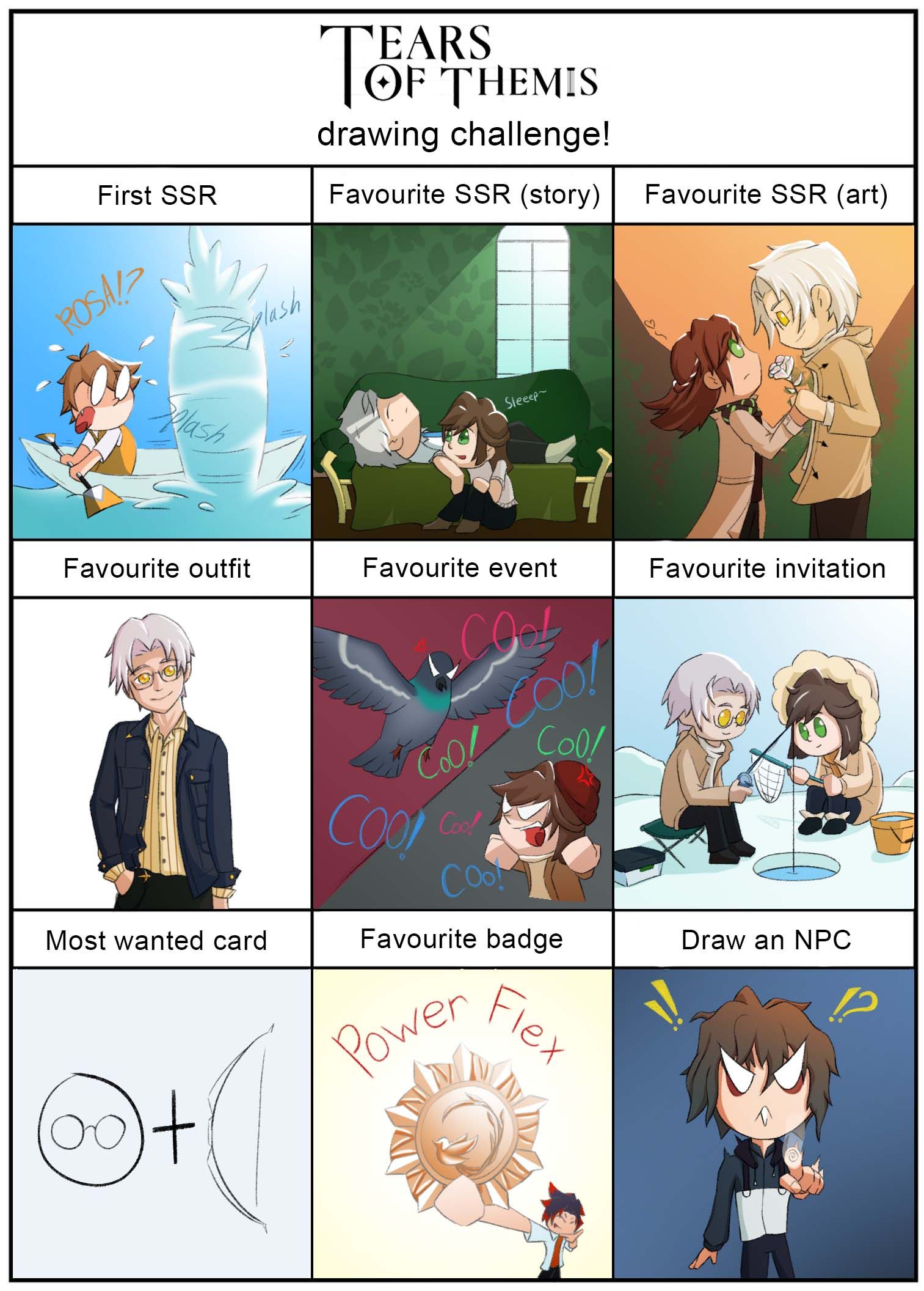 TOT DRAWING CHALLENGE! Tears of Themis | HoYoLAB