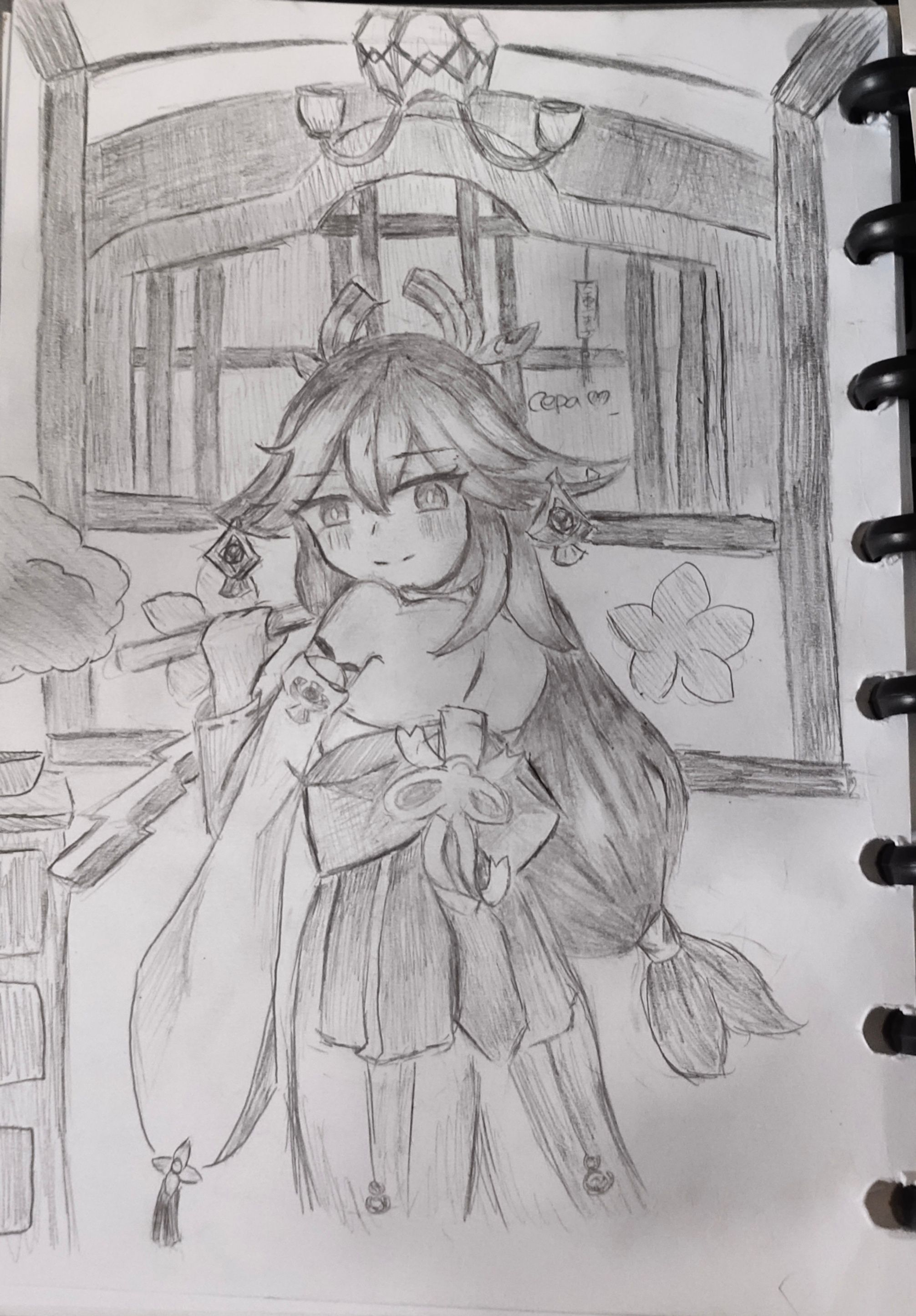 Yae Miko Fanart :) Genshin Impact | HoYoLAB