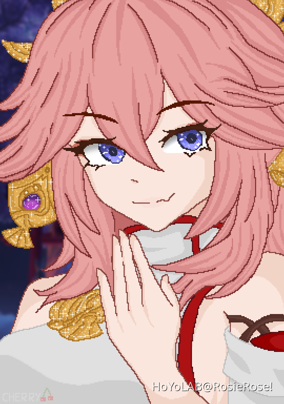 Yae Miko art work! Genshin Impact | HoYoLAB
