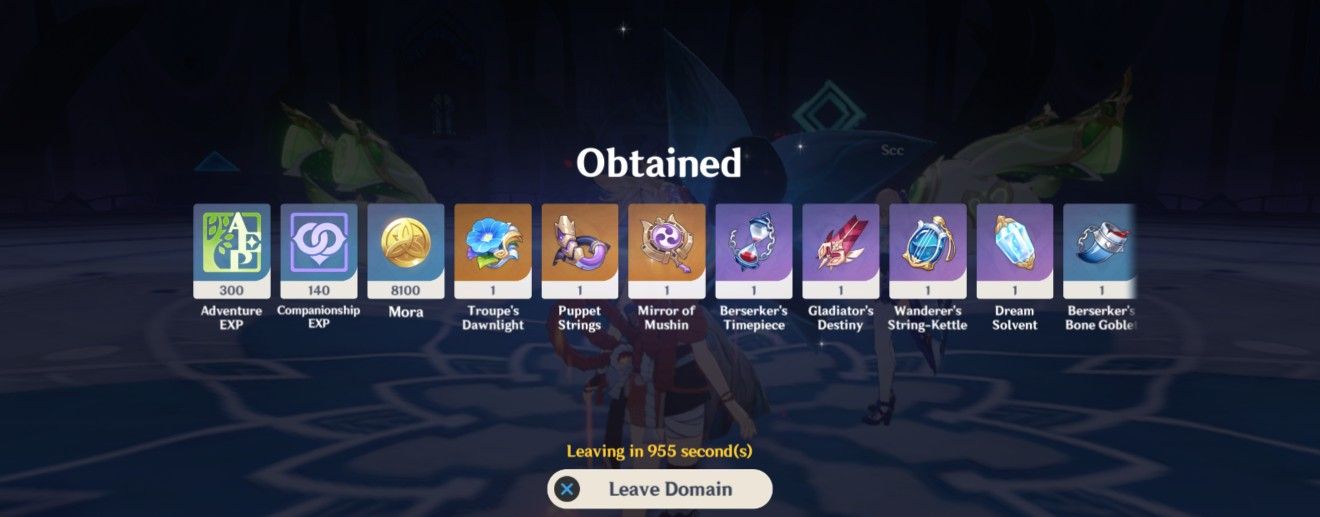 week 1 of keeping track of my scara boss drops Genshin Impact | HoYoLAB