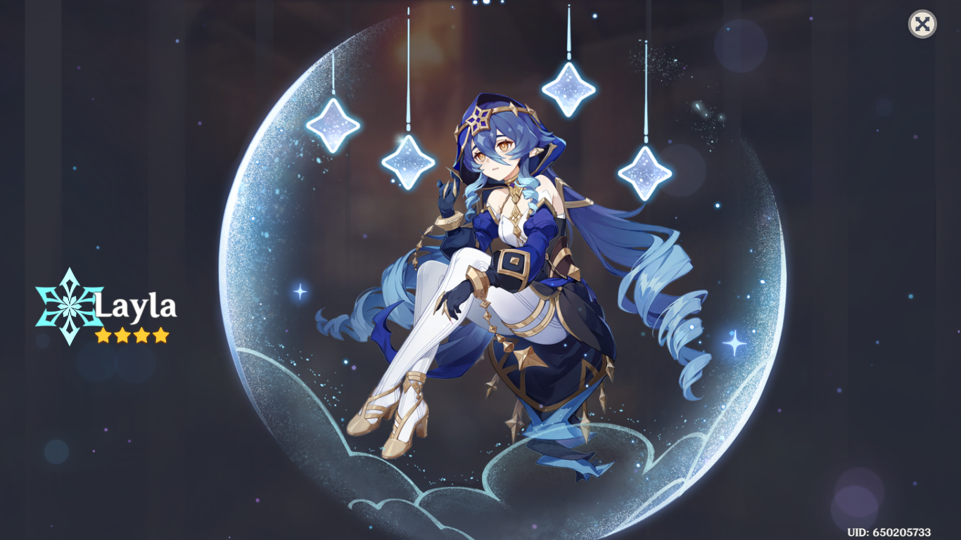 just did a random single pull and got layla :D Genshin Impact | HoYoLAB