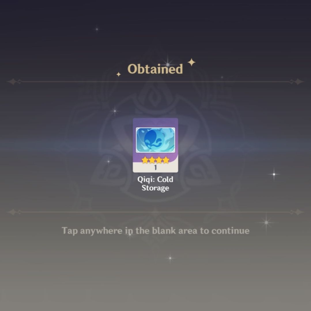 32 / 42, got Qiqi's namecard Genshin Impact | HoYoLAB